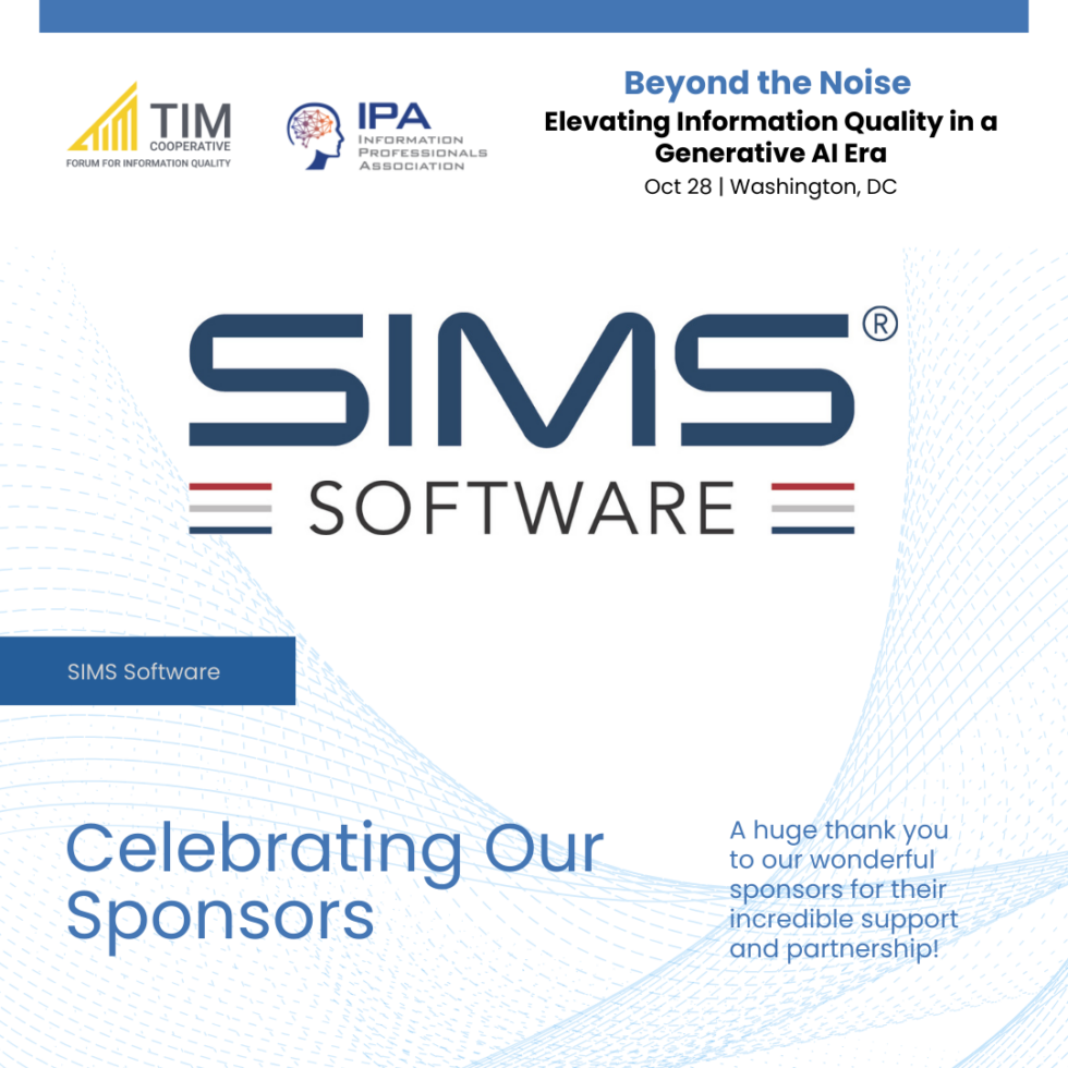 Proud Sponsor of Beyond the Noise - Elevating Information Quality in a ...