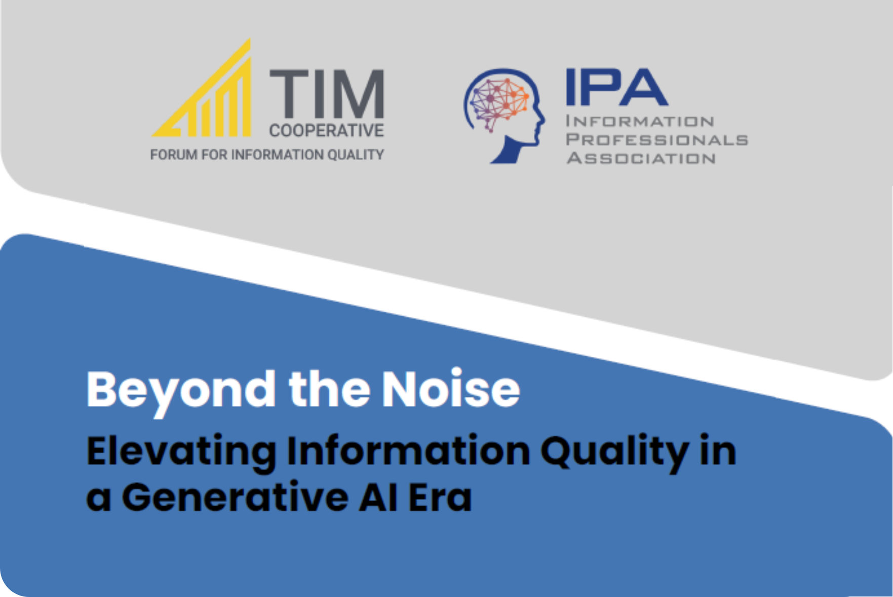 Proud Sponsor of Beyond the Noise - Elevating Information Quality in a ...